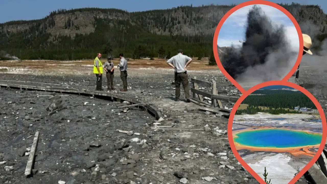 Hydrothermal Explosion Damages Yellowstone's Biscuit Basin